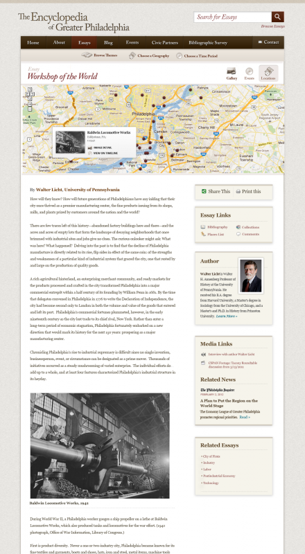 Encyclopedia of Greater Philadelphia | Envisioning Our Future