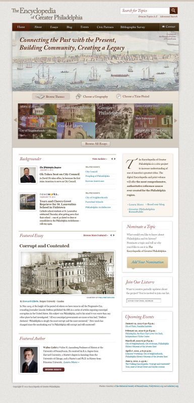 Encyclopedia of Greater Philadelphia | Envisioning Our Future