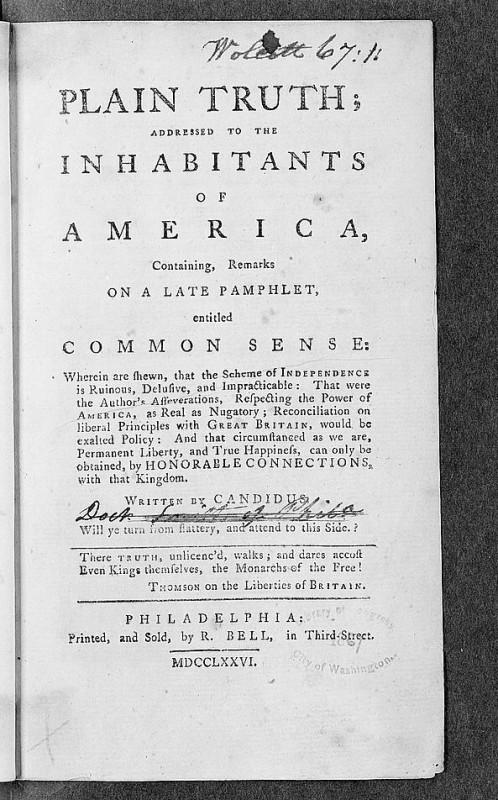 Common Sense - Encyclopedia of Greater Philadelphia