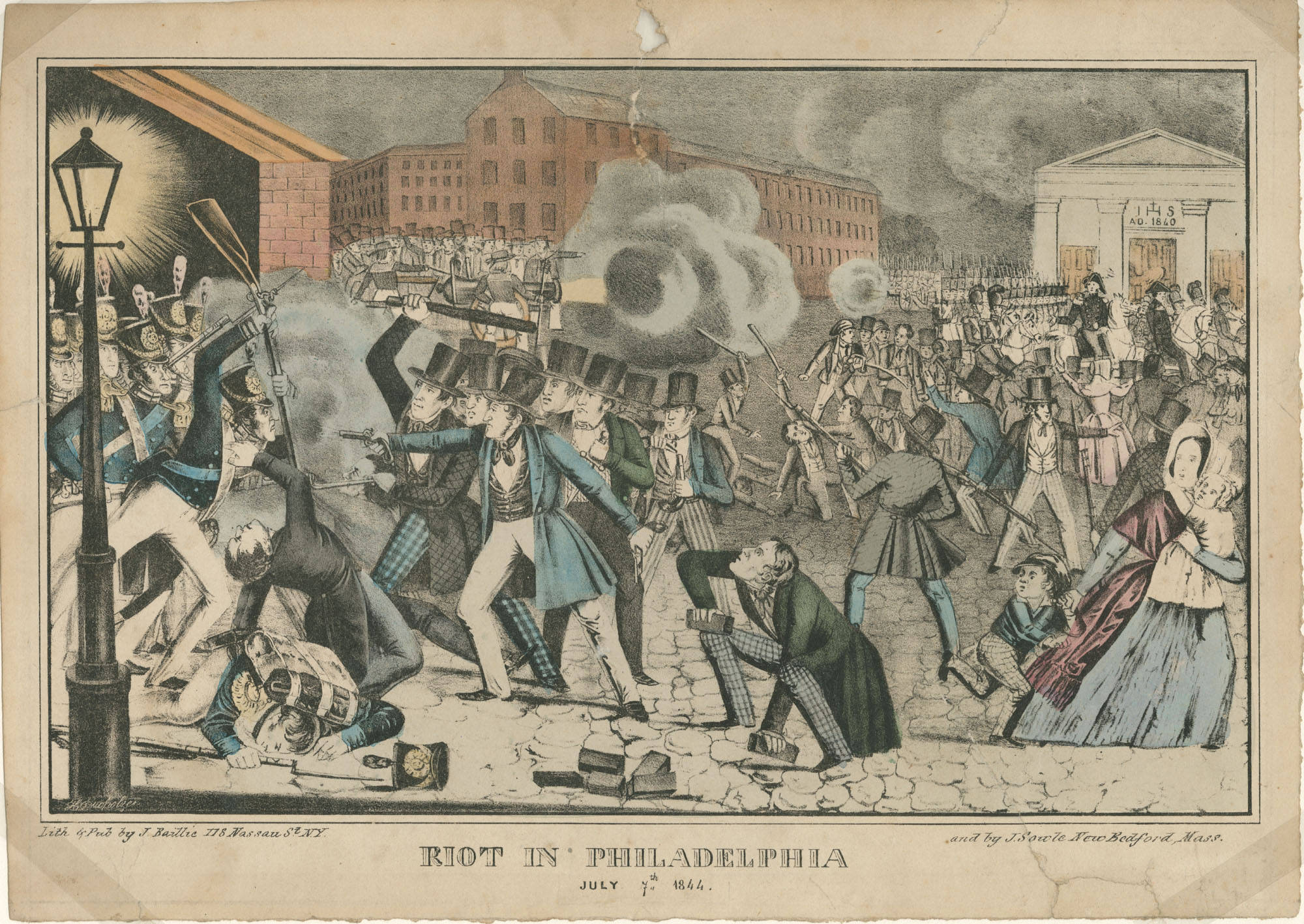 Encyclopedia Of Greater Philadelphia Riot In Philadelphia July 7 1844